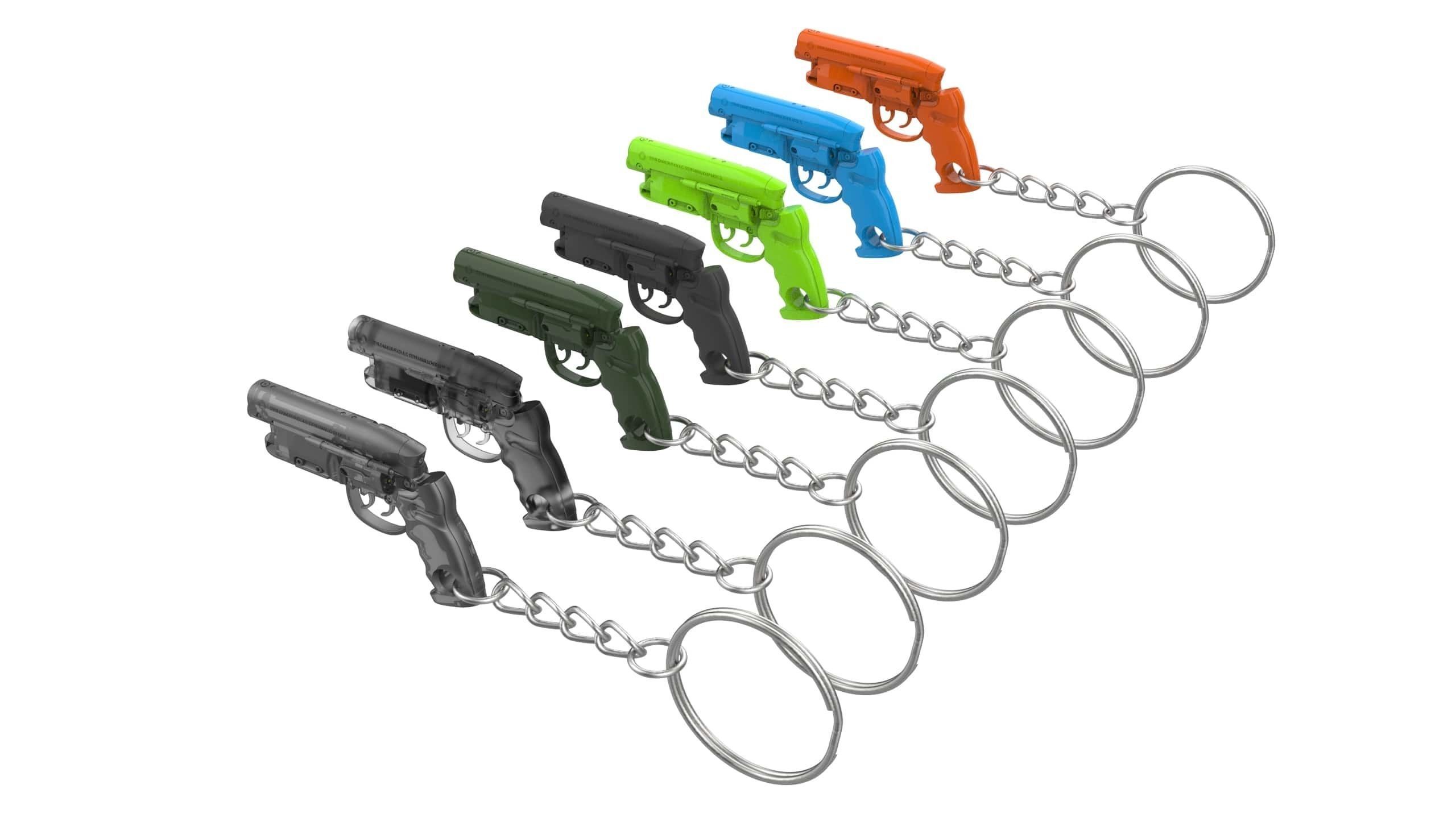 Keychain - Deckards Blaster - BladeRunner - Printable - STL 3D model 3D ...
