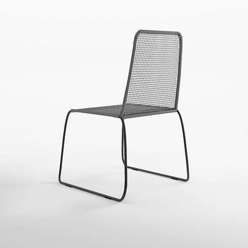 3D model Davo Chair Stackable 3D Model VR / AR / low-poly | CGTrader
