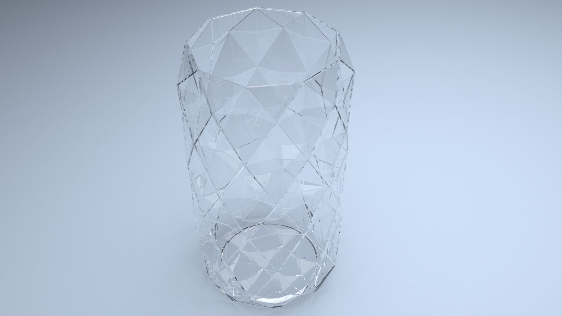Vase With Diamonded Rhombus 3D model | CGTrader