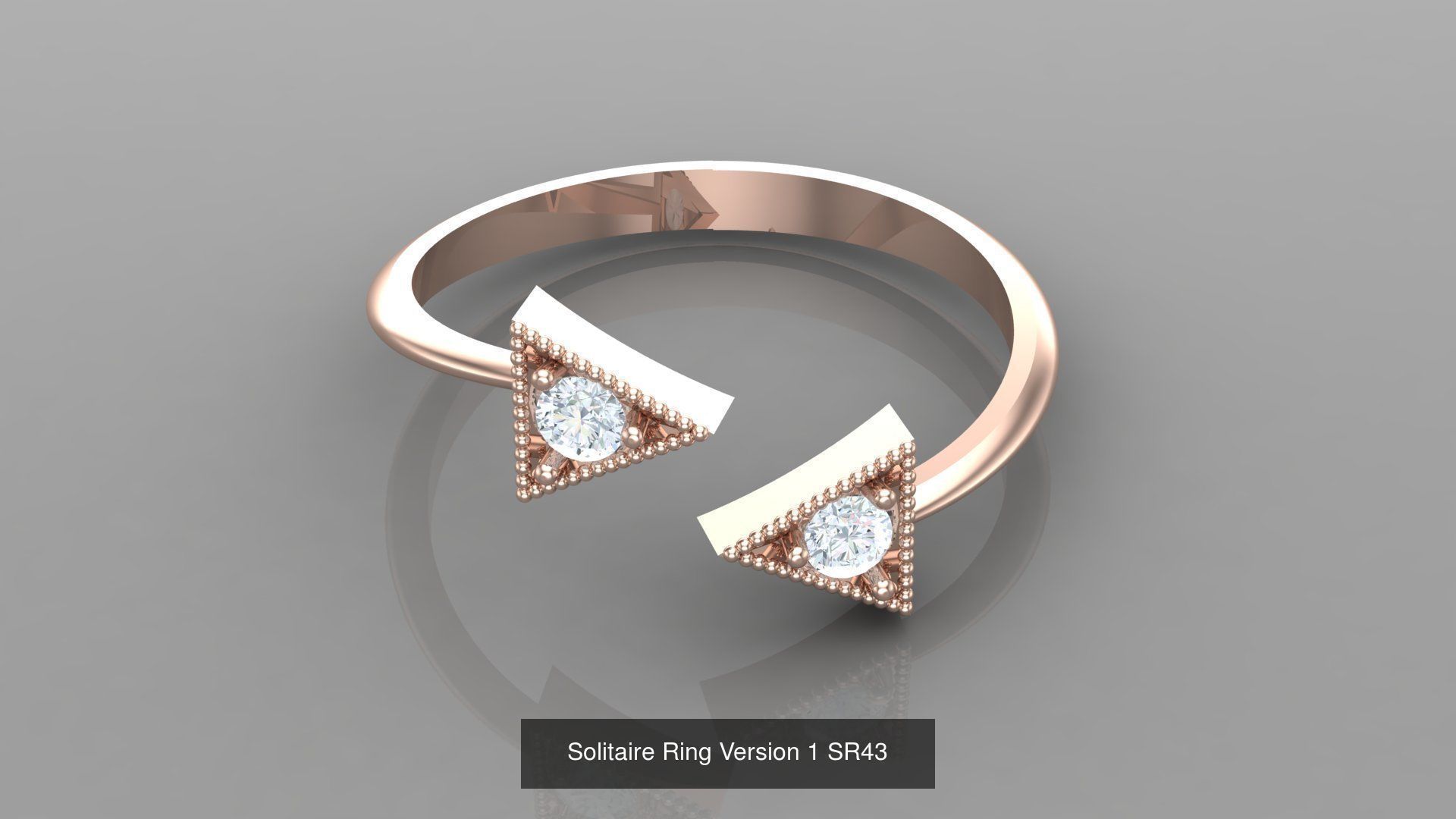 Solitaire Ring New Design Version 1 3D Model Collection | CGTrader