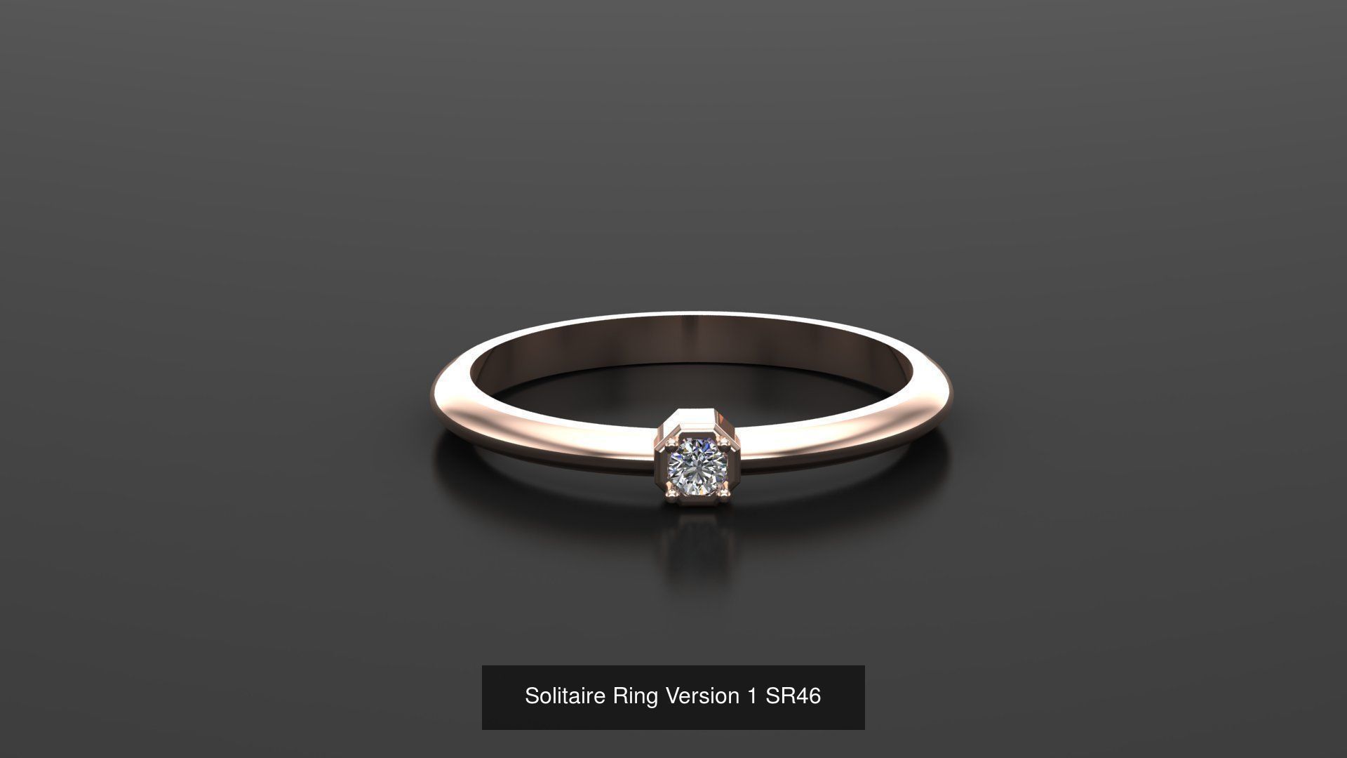 Solitaire Ring New Design Version 1 3D Model Collection | CGTrader