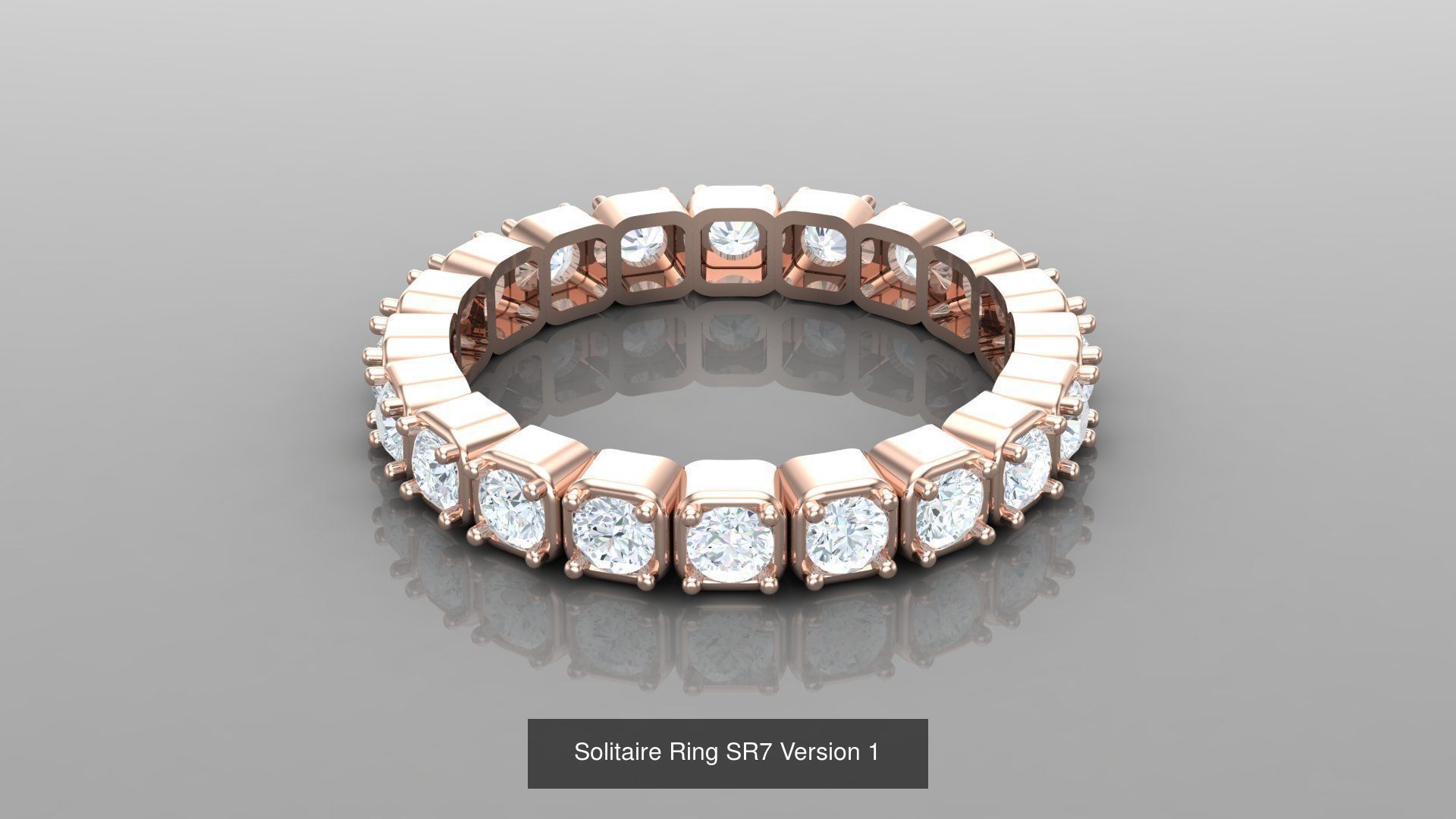 Solitaire Ring New Design Version 1 3D Model Collection | CGTrader