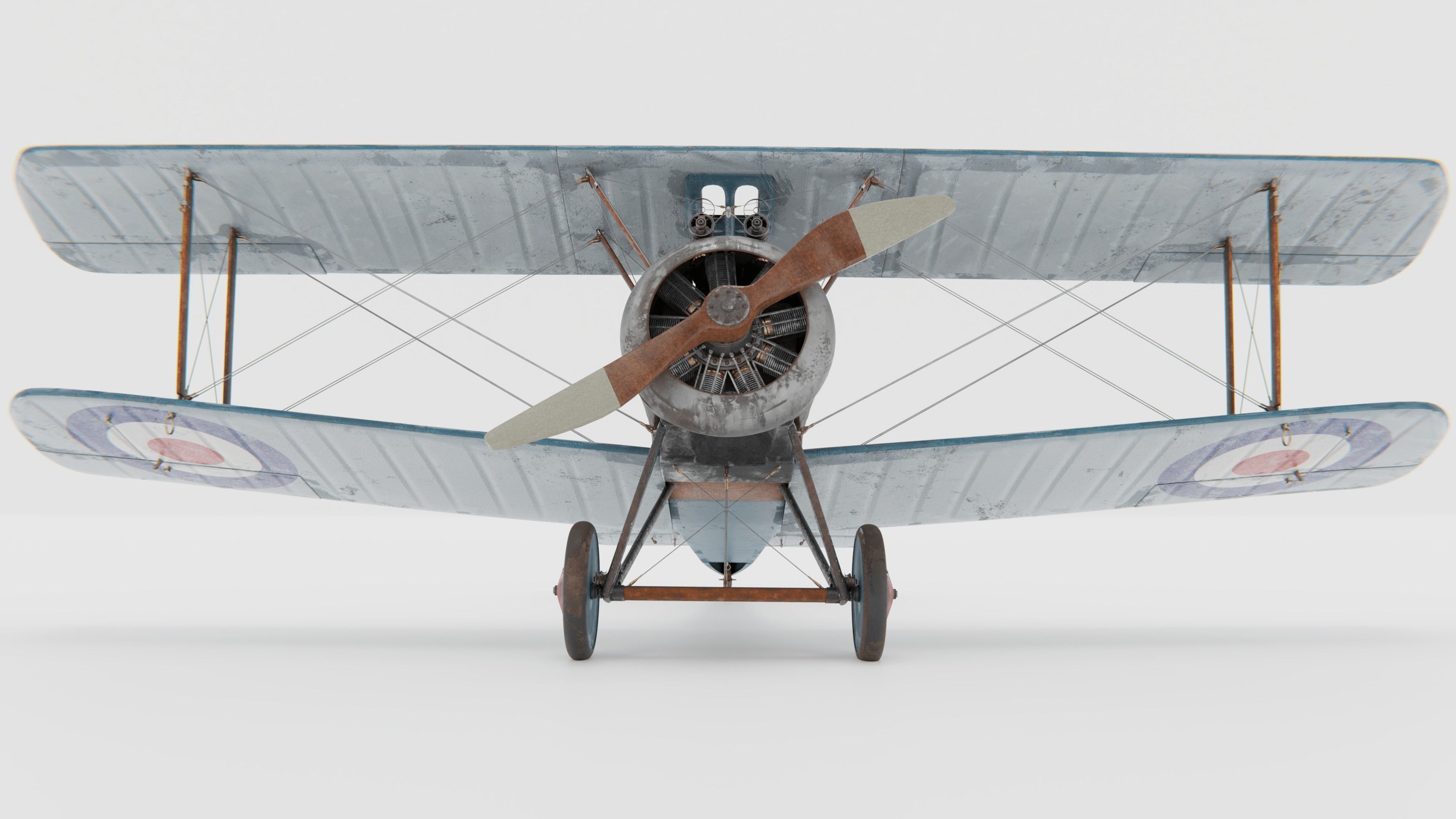 Sopwith Camel Biplane 1917-1920 3D model | CGTrader