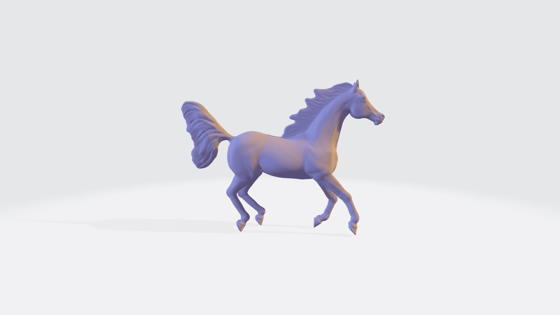 Arabian Horse Galloping Pose I Ready for 3d Print model 3D model 3D ...