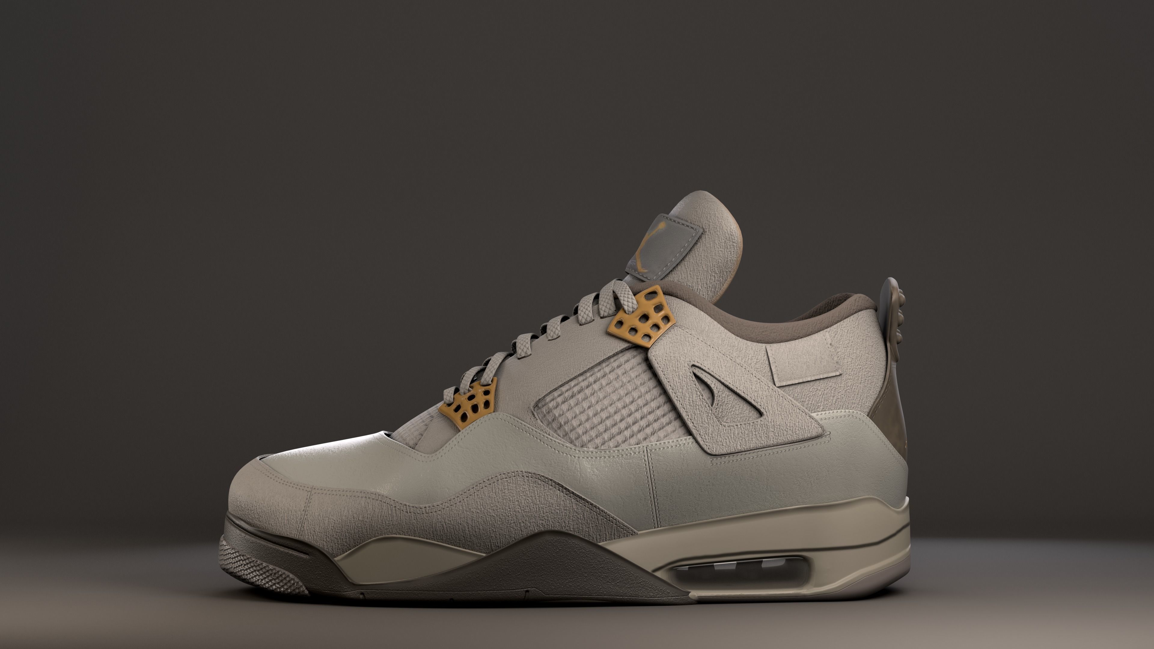 3D model NIKE AIR JORDAN 4 VR / AR / low-poly | CGTrader