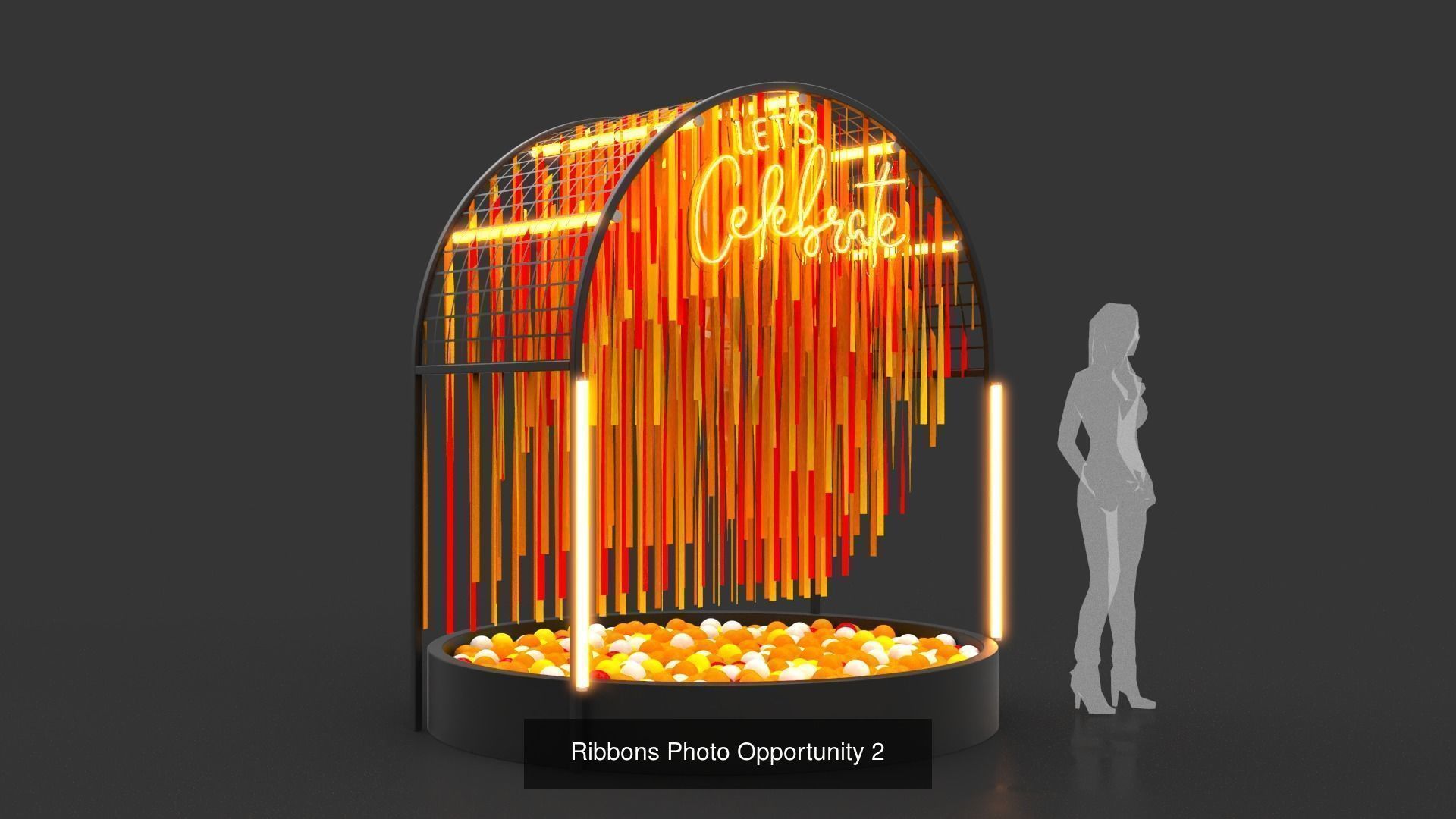 Ribbons Photo Opportunities - 2 Pack 3D Model Collection | CGTrader