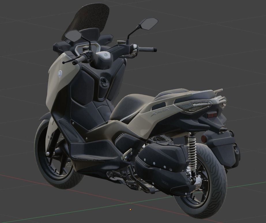 2023 Yamaha Xmax 300 3D model | CGTrader