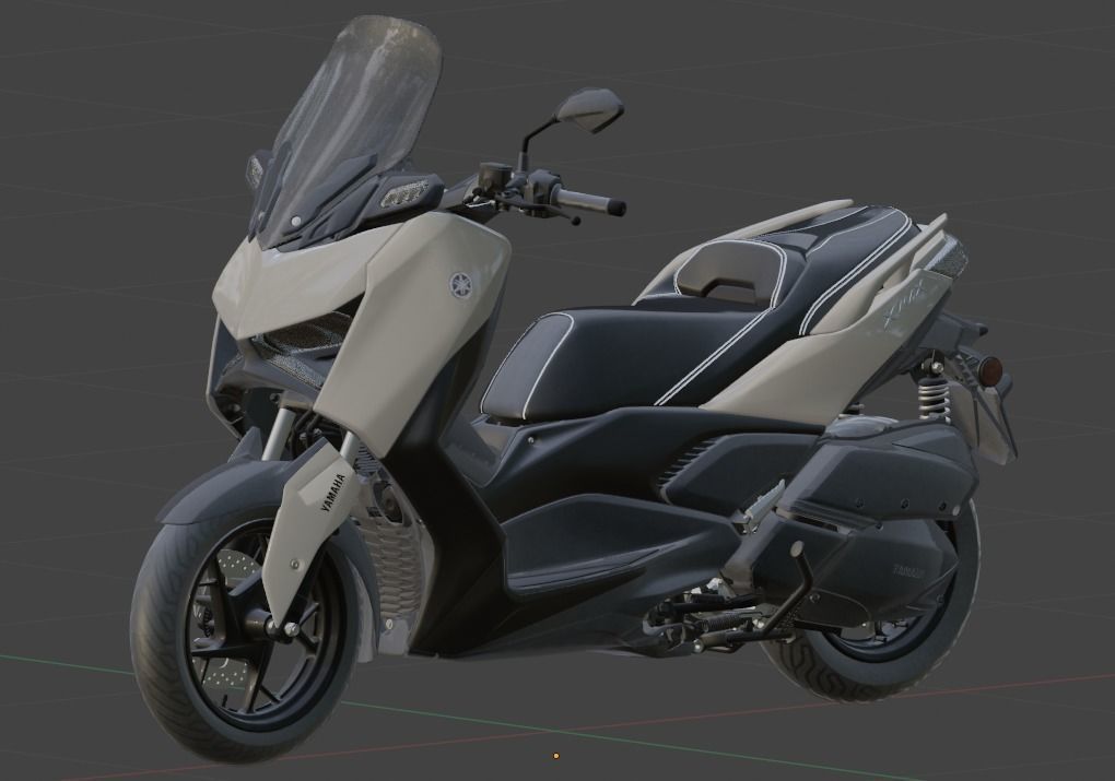 2023 Yamaha Xmax 300 3D model | CGTrader