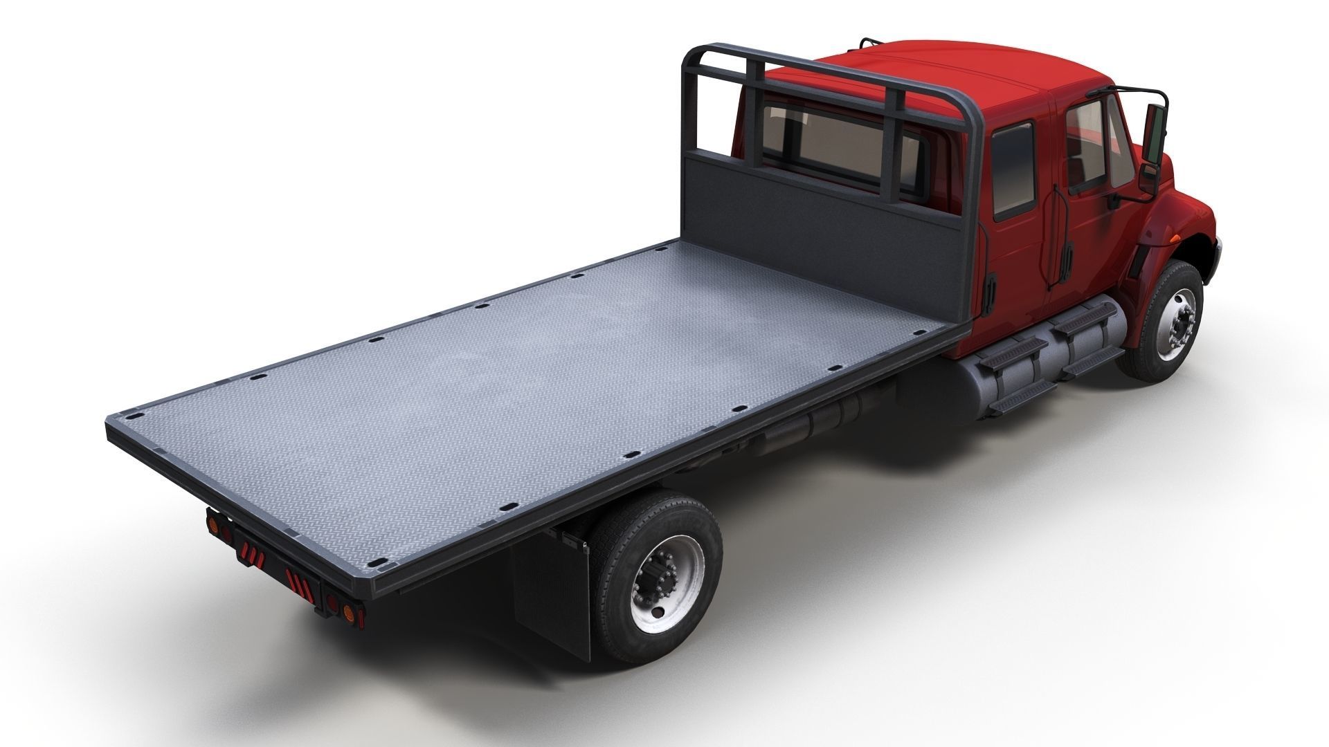 3D model Durastar crewcab flatbed truck VR / AR / low-poly | CGTrader