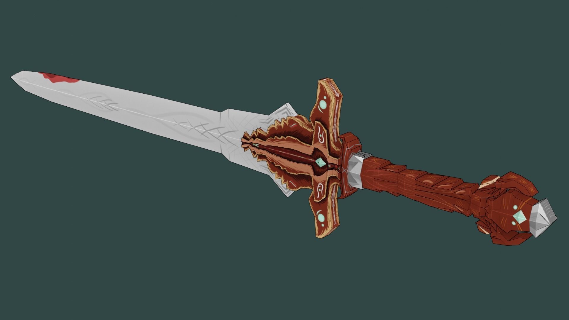 3D model Unique Stylized Sword Design VR / AR / low-poly | CGTrader