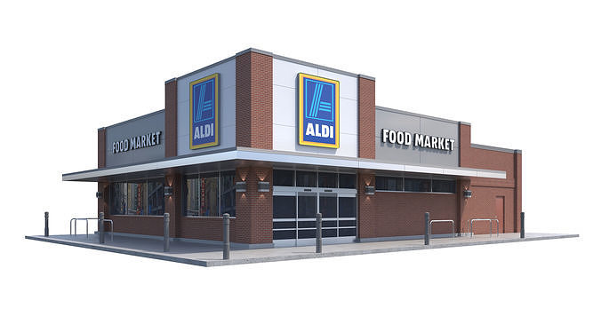 Retail-199 Aldi-004 3D model | CGTrader