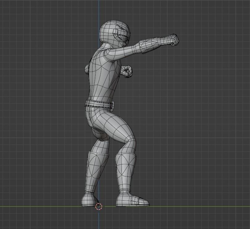 Black Ranger 3D Model 3D model rigged | CGTrader