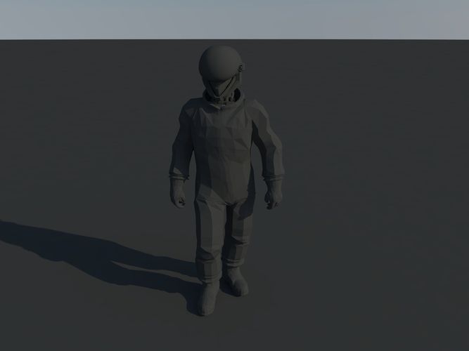 humanoid robot 25mm free 3D model 3D printable | CGTrader