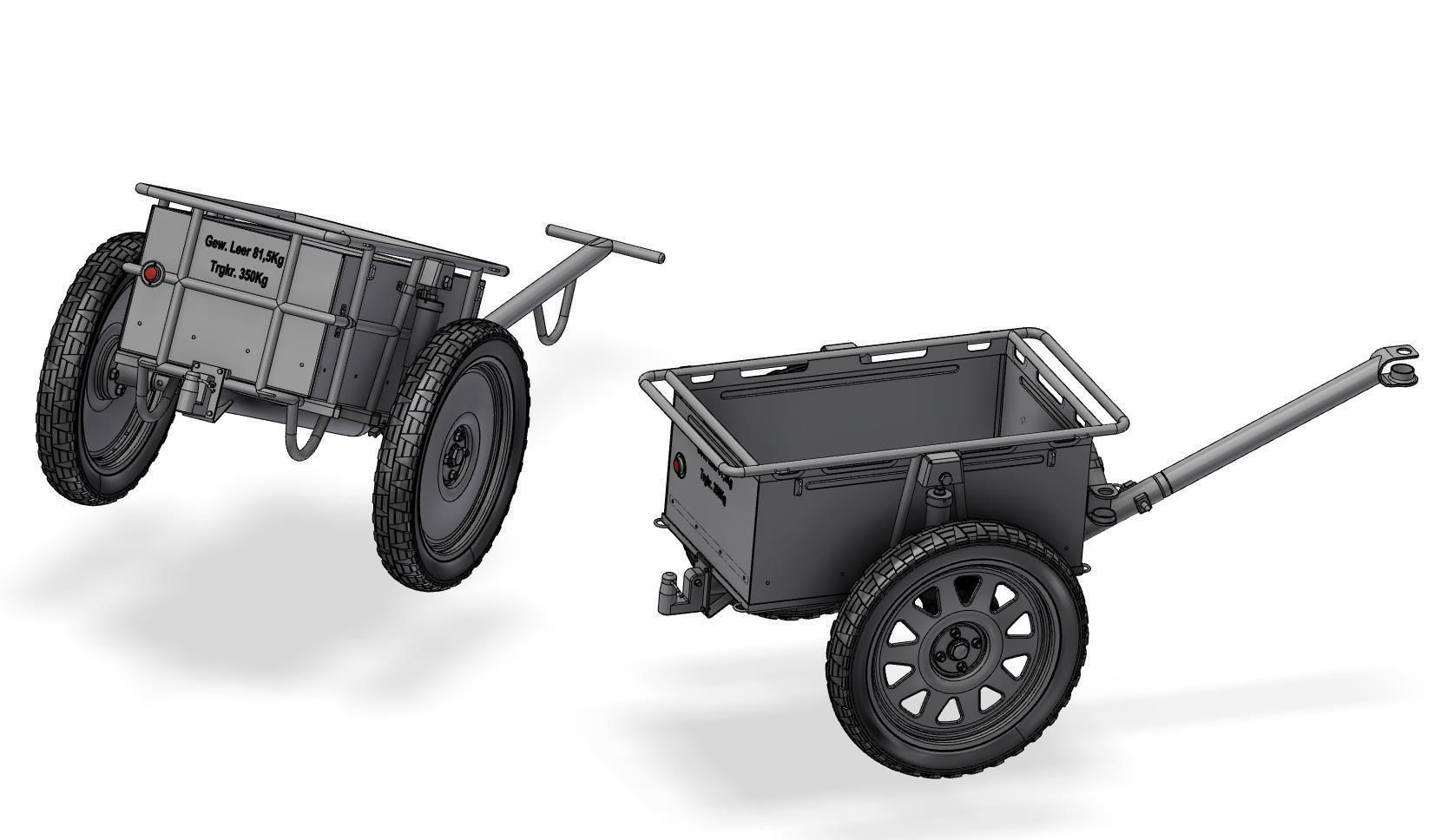 If-8 infanteriekarren - ammunition infantry germany vehicle 3D model 3D ...