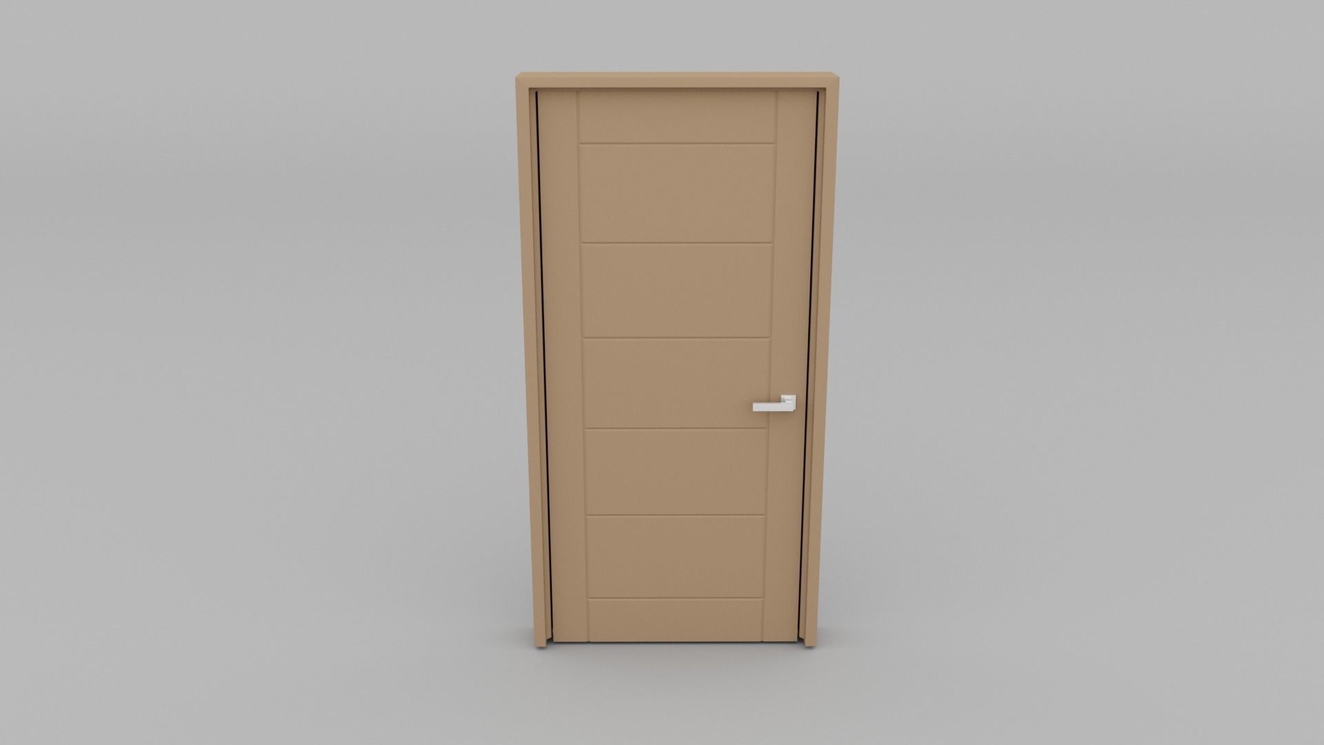3D model Door and door frame VR / AR / low-poly | CGTrader