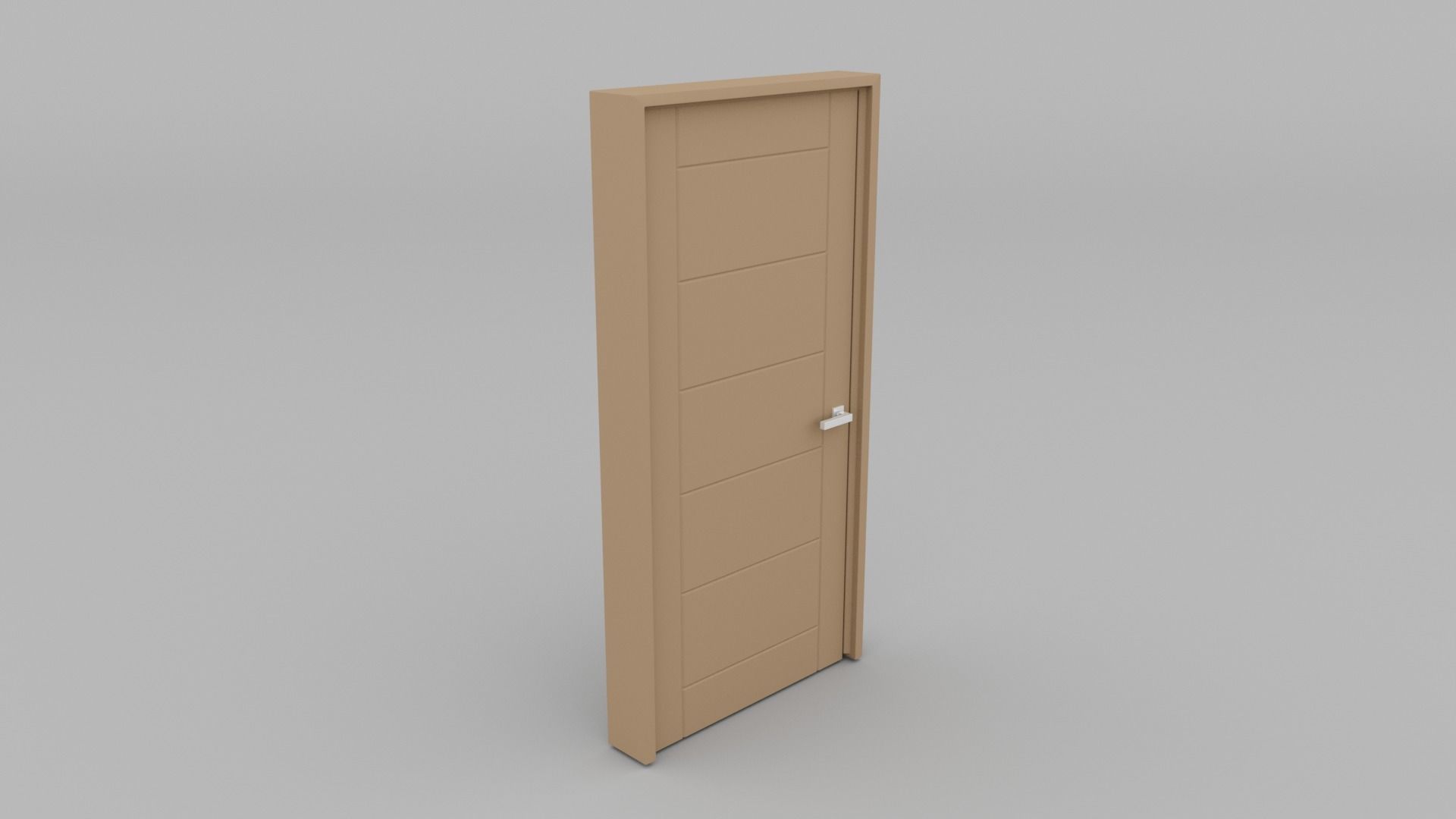 3D model Door and door frame VR / AR / low-poly | CGTrader