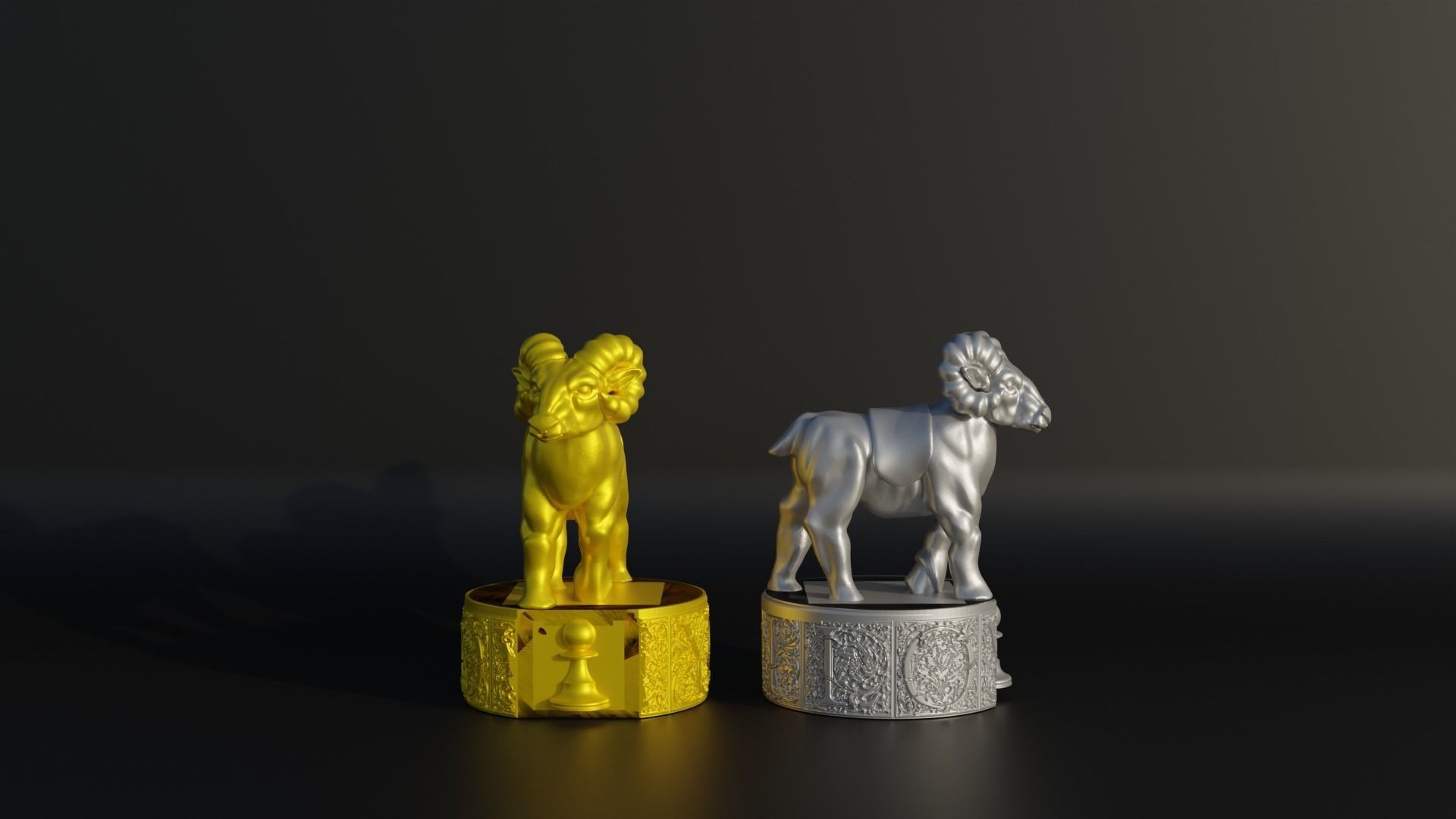 Dwarf Figure Chess Set - 6 Different Dwarf Character 3D model 3D ...