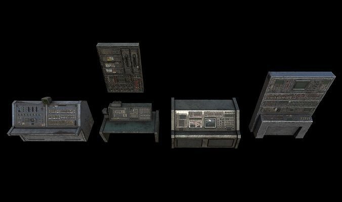 3D model Control Panels pack 1 VR / AR / low-poly | CGTrader