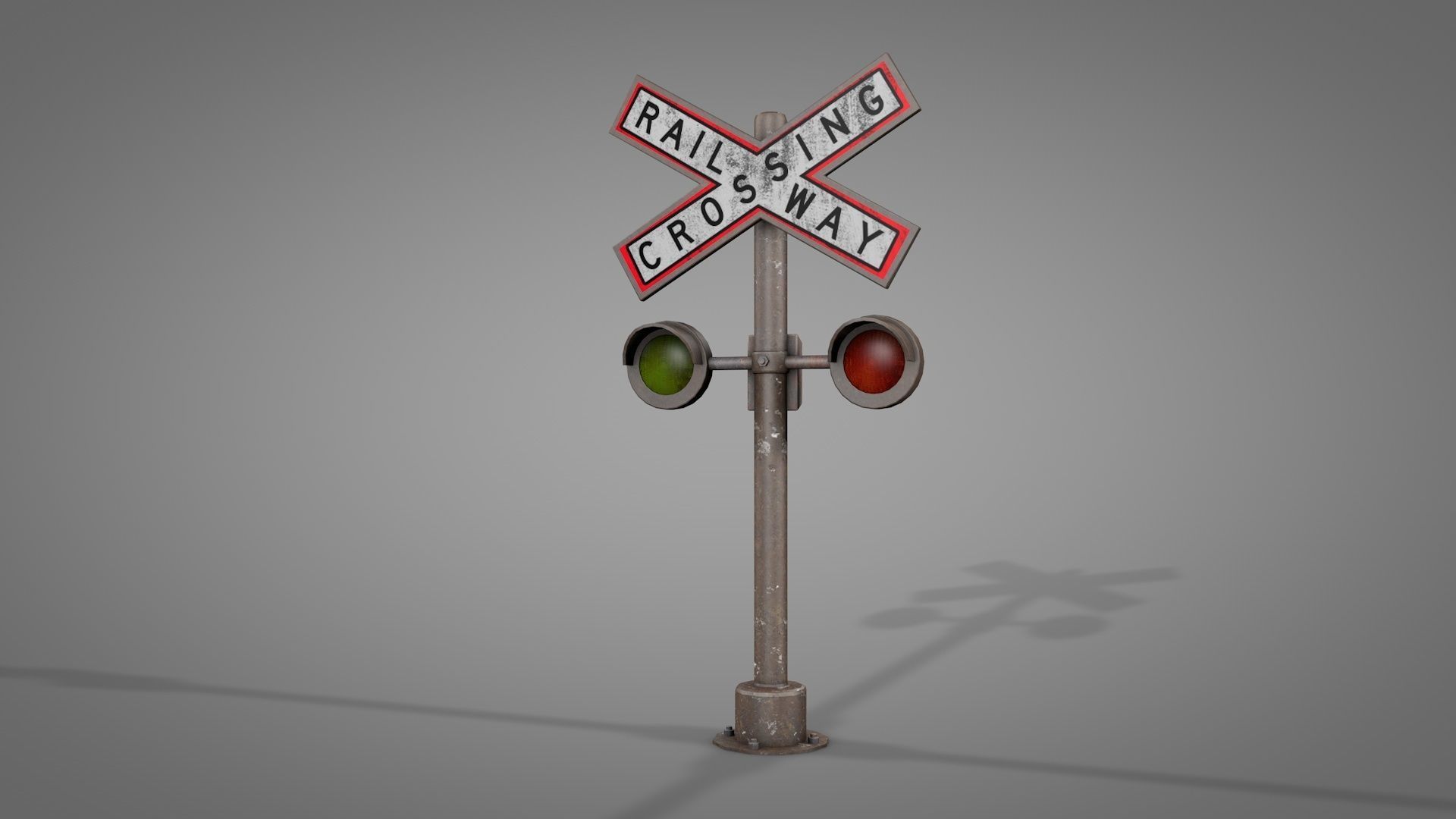 Modular Railway Track Lights Pack 3D model | CGTrader