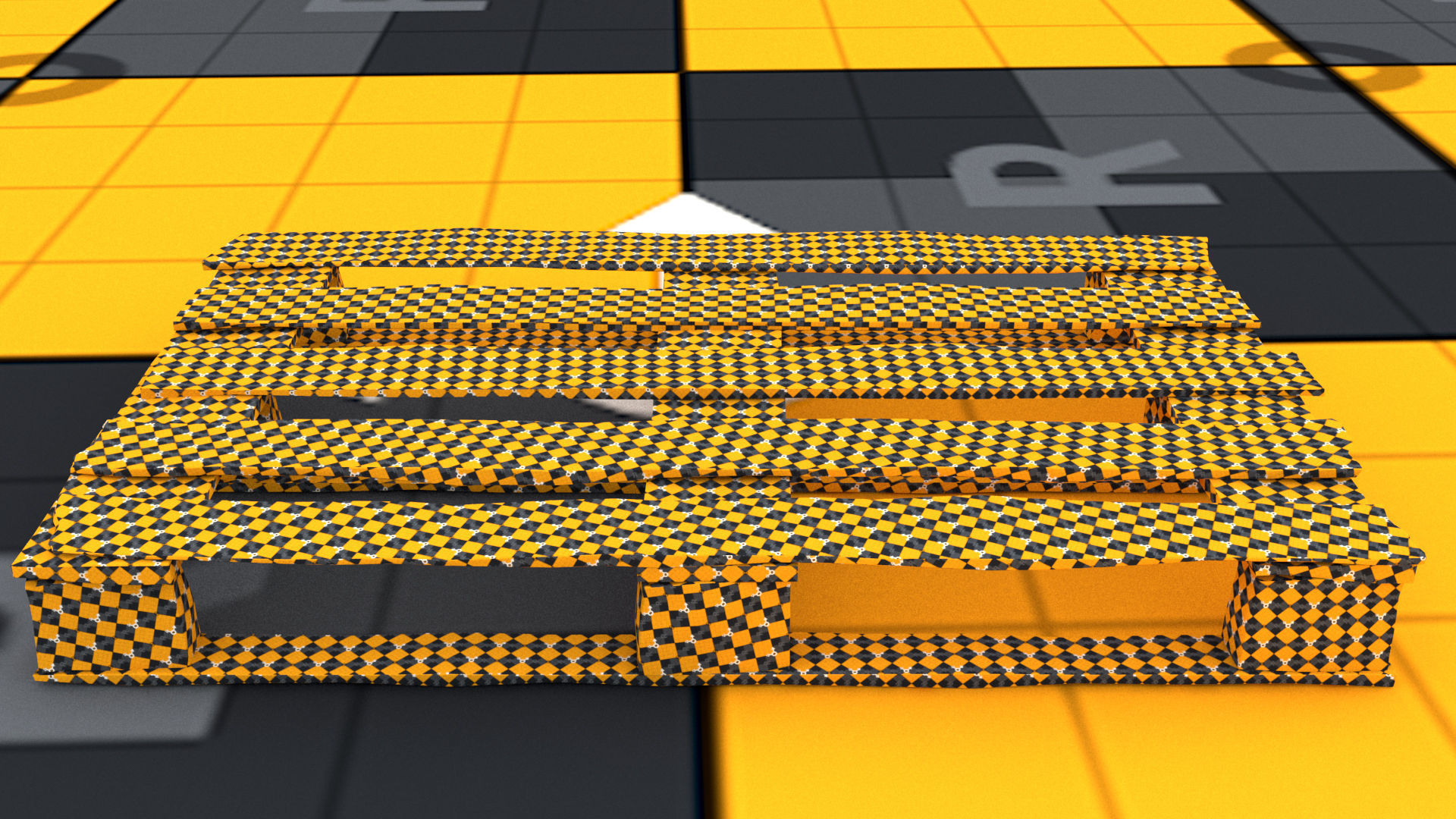 laos Game Pallet 3D model | CGTrader