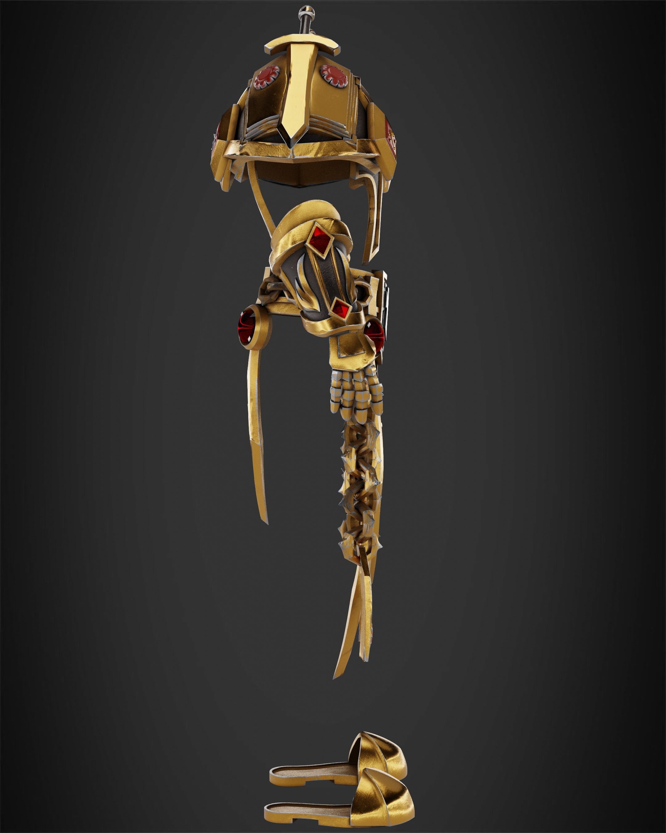 World of Warcraft Paladin Judgment Armor for Cosplay 3D model 3D ...