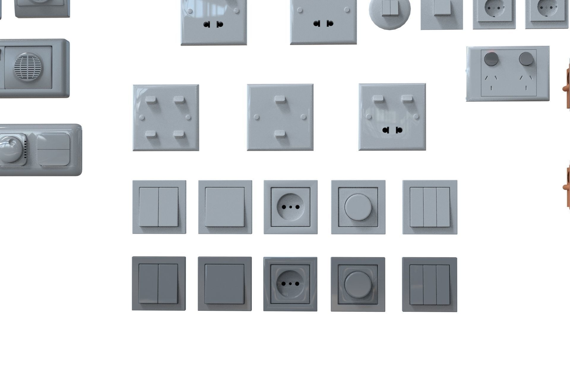 3d model electrical module switching power Connector 3D model | CGTrader