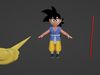 Goku GT Free Rig free 3D model rigged | CGTrader