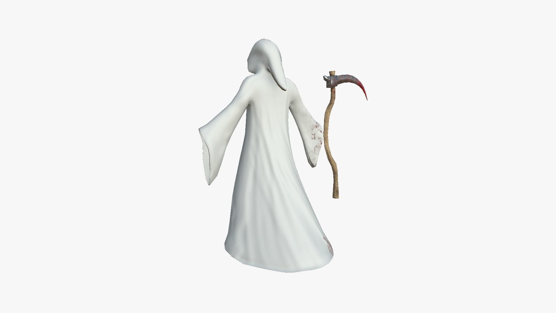 3D model Grim Reaper Costume A04 Death Angel - Character Design VR / AR ...