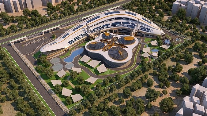 0143 - Health Center Architecture Project - 2D Drawings-3D Files 3D ...