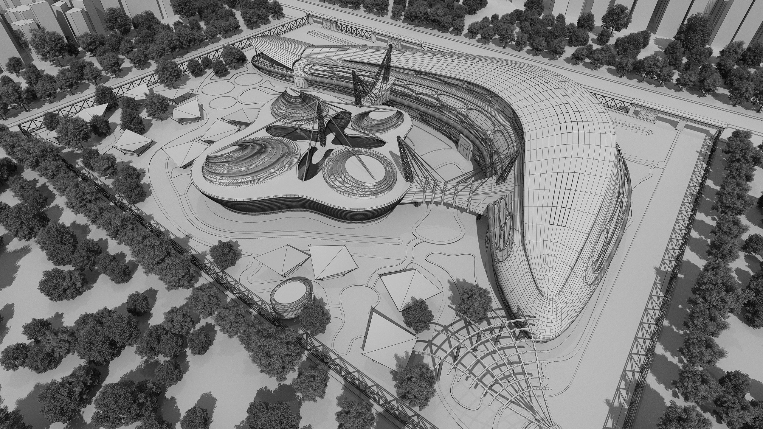 0143 - Health Center Architecture Project - 2D Drawings-3D Files 3D ...