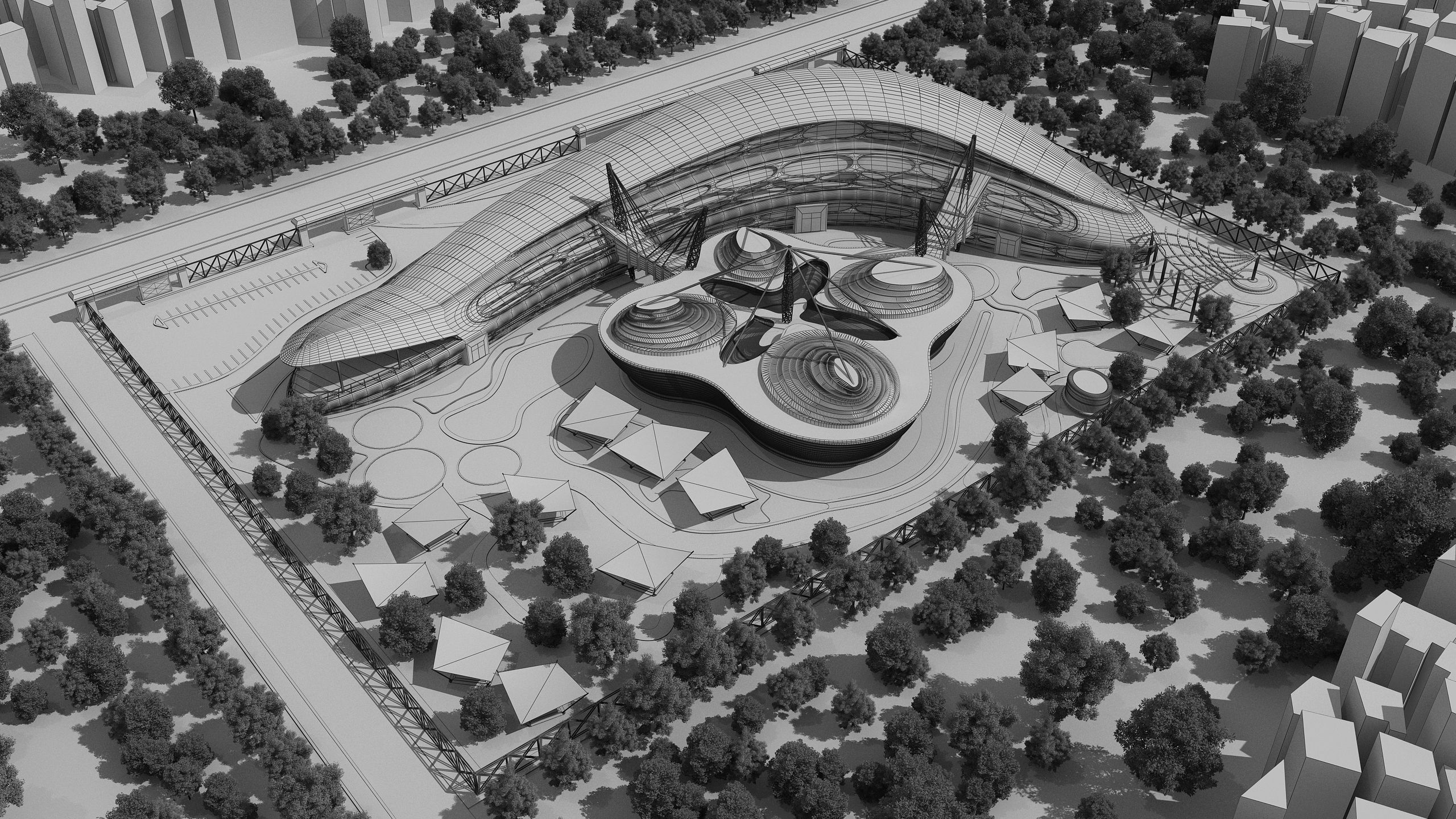 0143 - Health Center Architecture Project - 2D Drawings-3D Files 3D ...