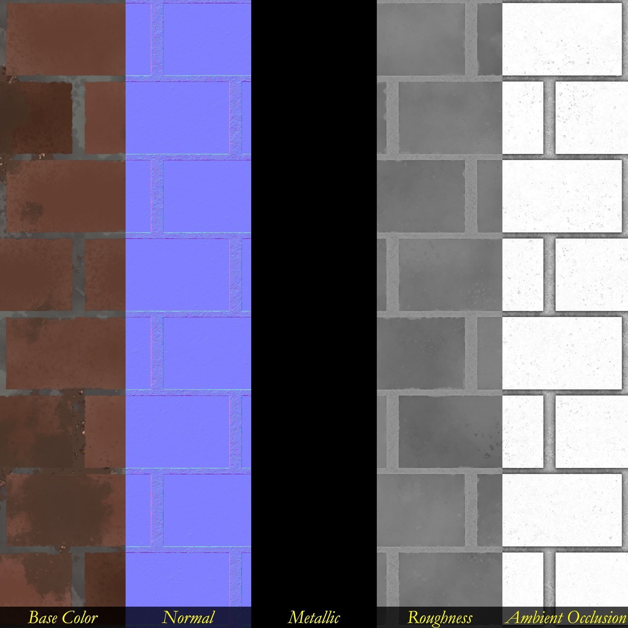 Tiled Pavement Seamless PBR and Unity Textures incl Material Texture ...