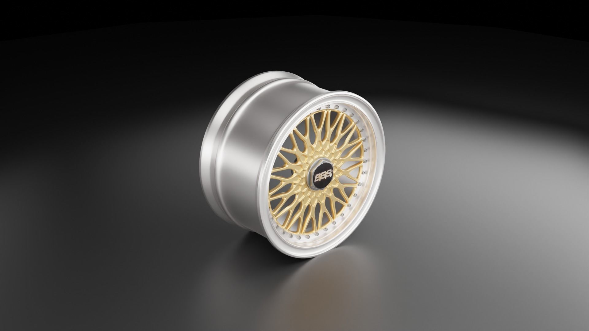 BBS Super RS gold rims 3D model | CGTrader