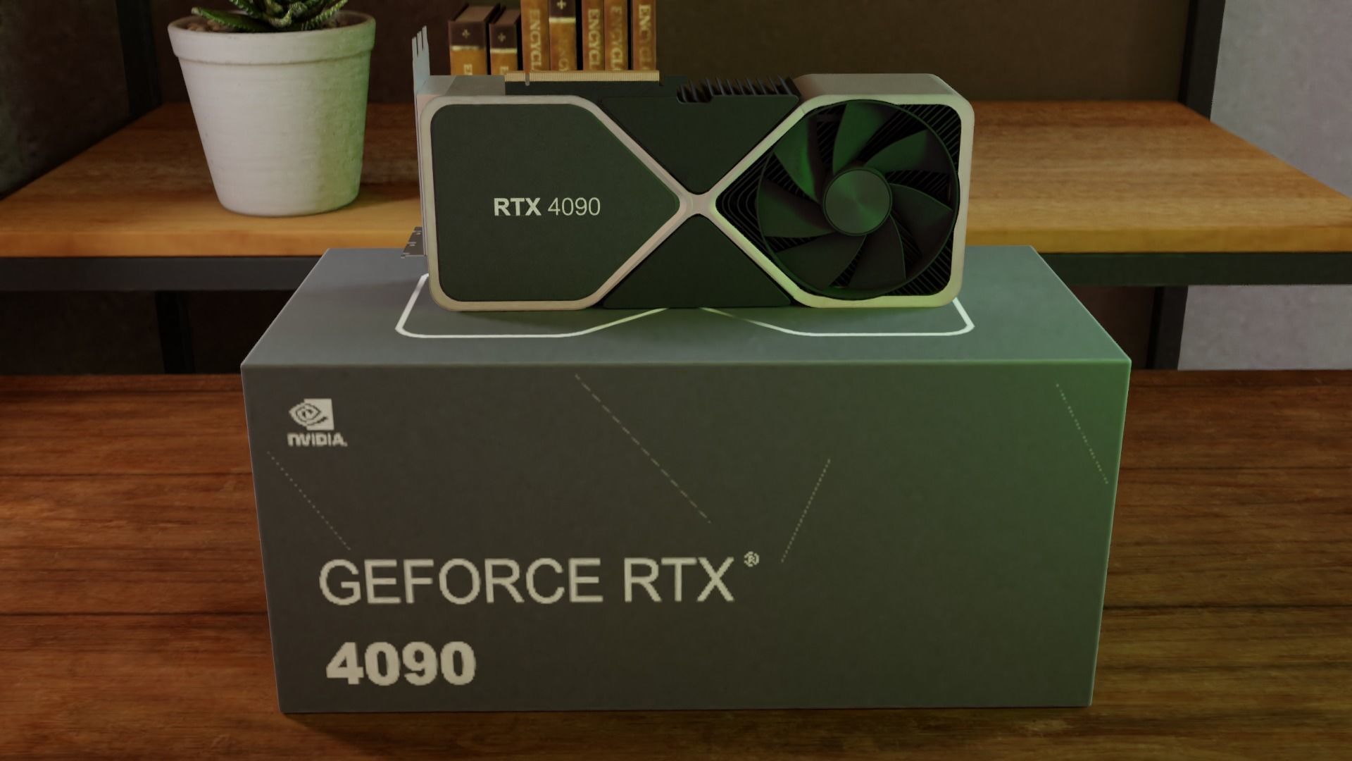 A Nvidia Geforce RTX 4090 3D Model free VR / AR / low-poly 3D model ...