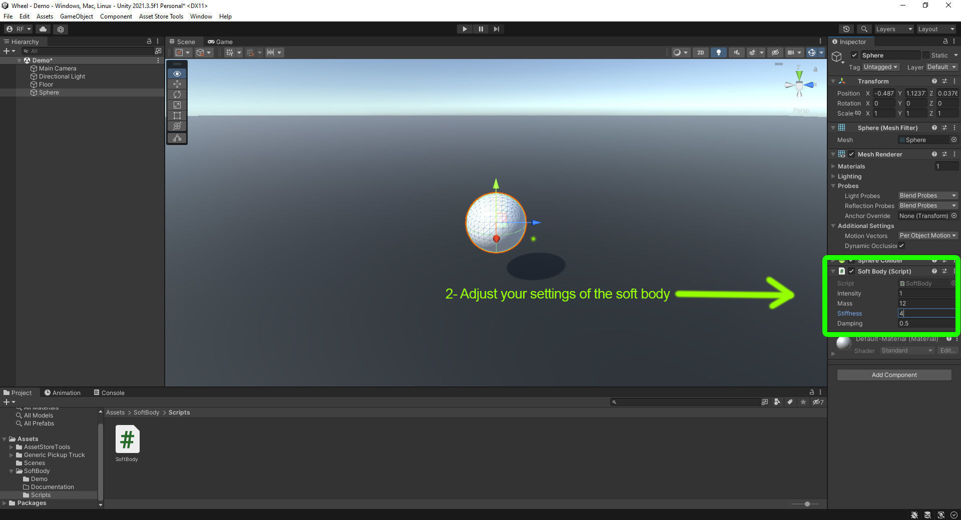 Unity 3D Soft Body Tool 3D model | CGTrader
