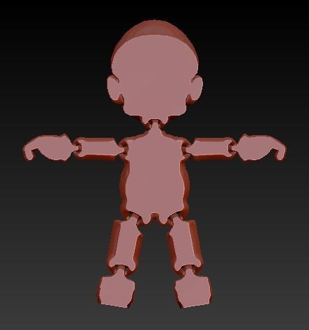 FLEXI MARIO BROSS 3D model 3D printable | CGTrader