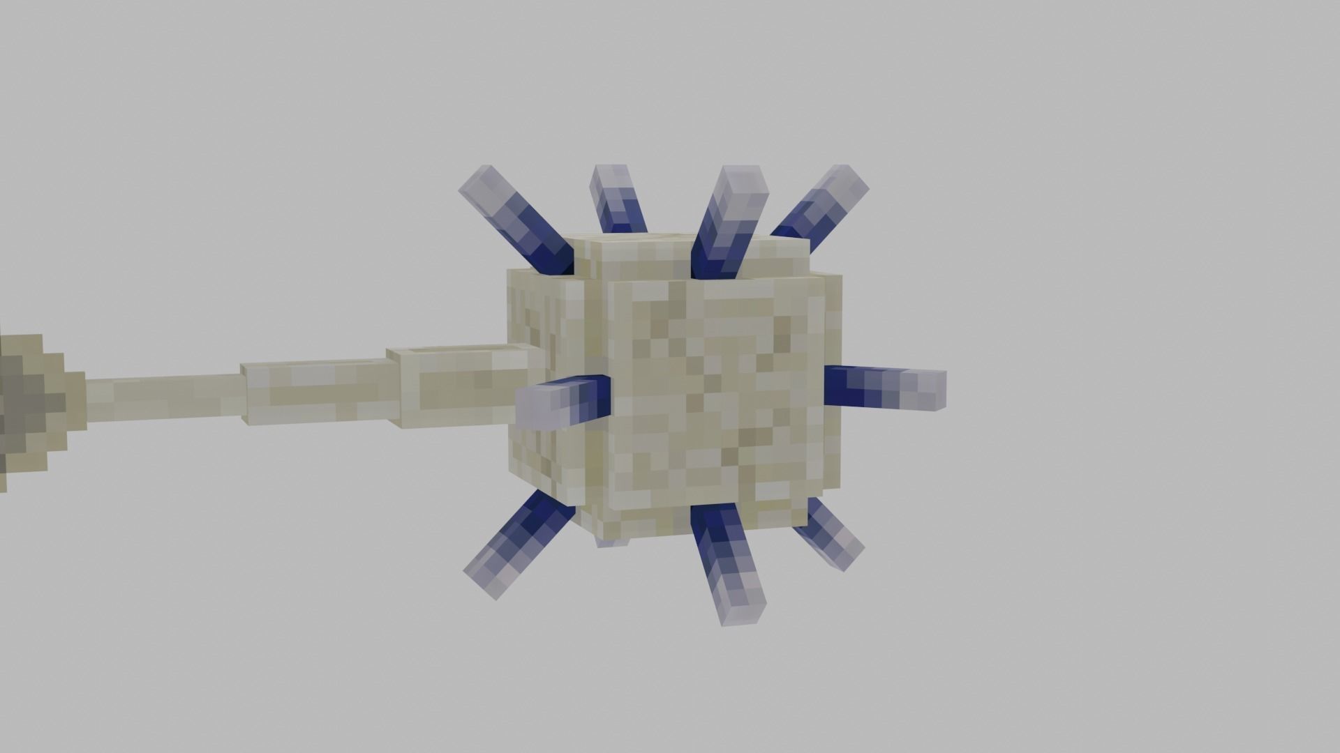 3D model Minecraft Guardian VR / AR / low-poly | CGTrader