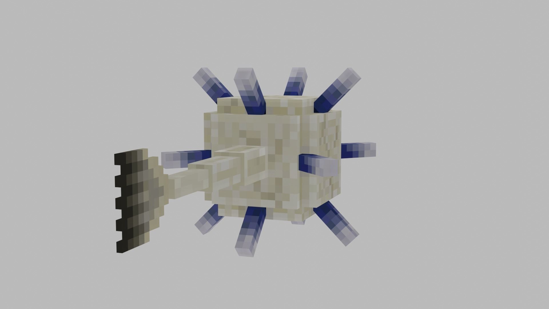 3D model Minecraft Guardian VR / AR / low-poly | CGTrader