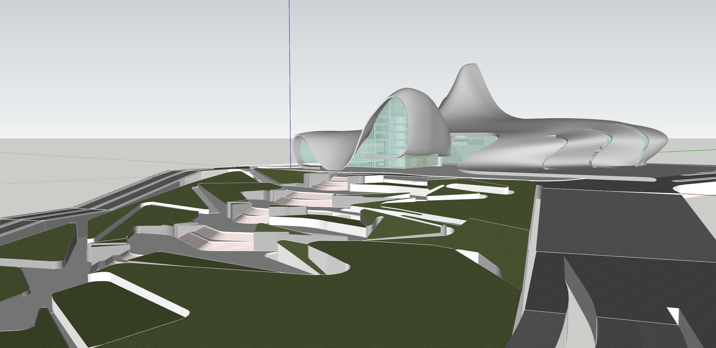 3D model Heydar Aliyev center Revit 3D model | CGTrader