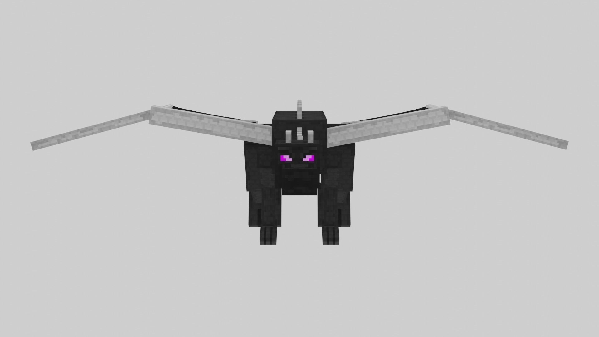 3D model Minecraft Ender Dragon Rigged VR / AR / low-poly | CGTrader