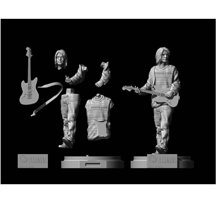 kurt cobain - Nirvana 3Dprinting 3D model 3D printable | CGTrader