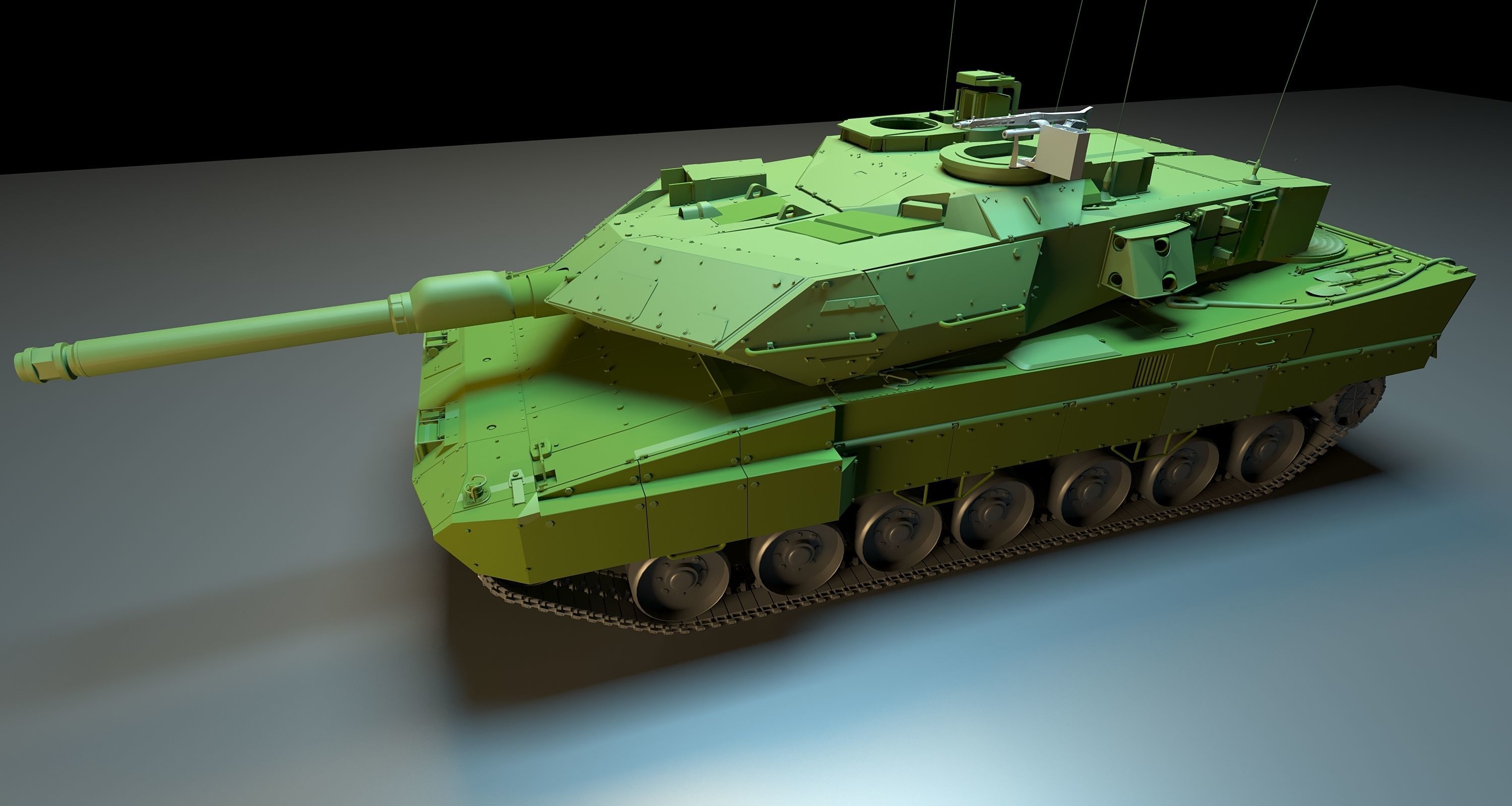 Tank strv 122 3D model | CGTrader