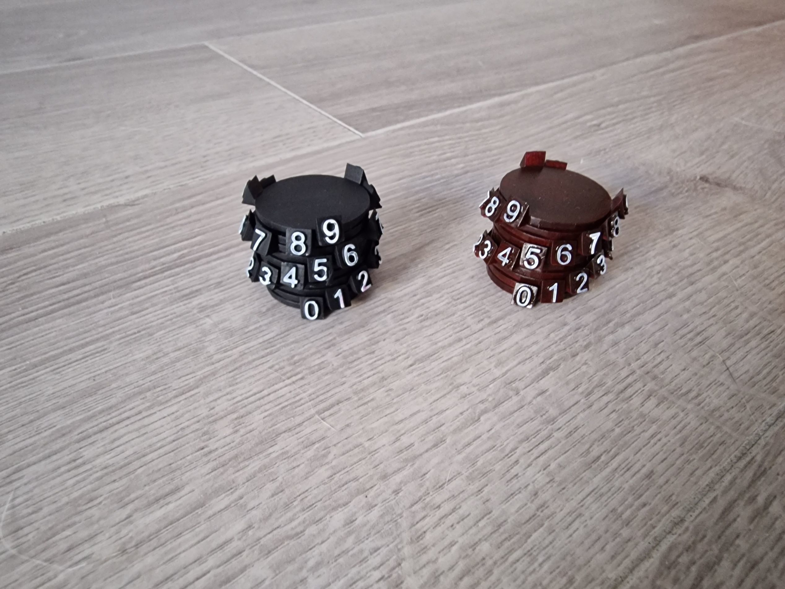 Numbered markers for 25mm bases free 3D model 3D printable | CGTrader