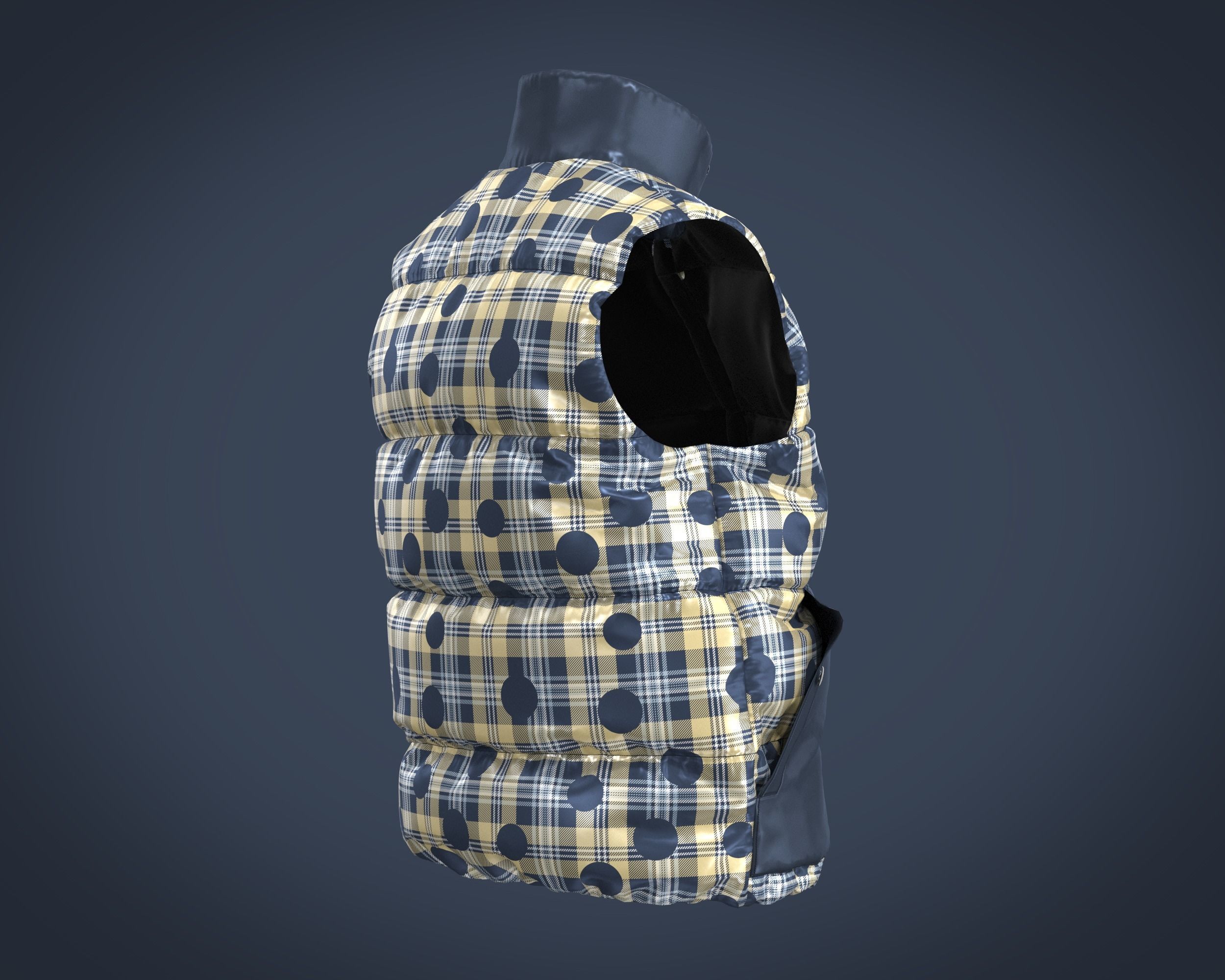 Mens Vest 3D model | CGTrader