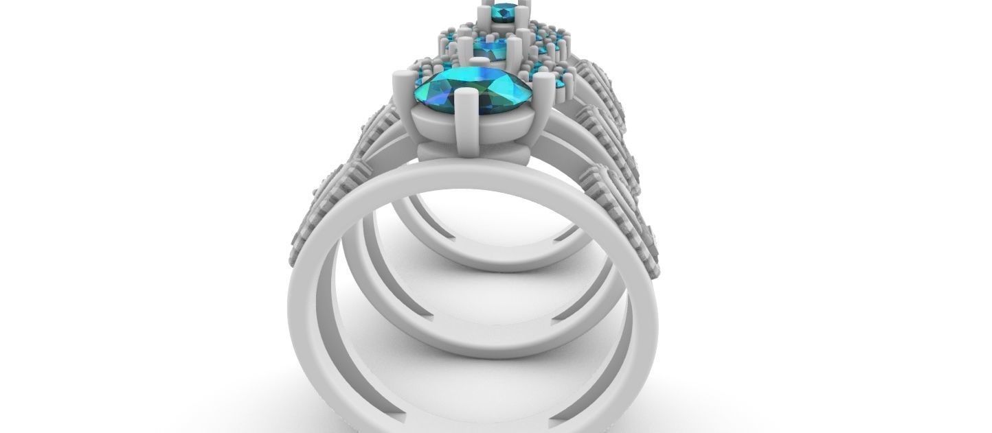 Graduate Class Ring - Civil Engineering - Engenharia Civil 3D model 3D ...