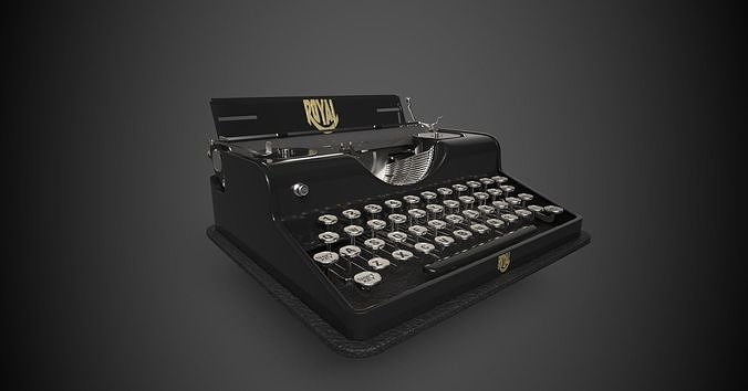 Old Typewriter 3d model 3D model | CGTrader