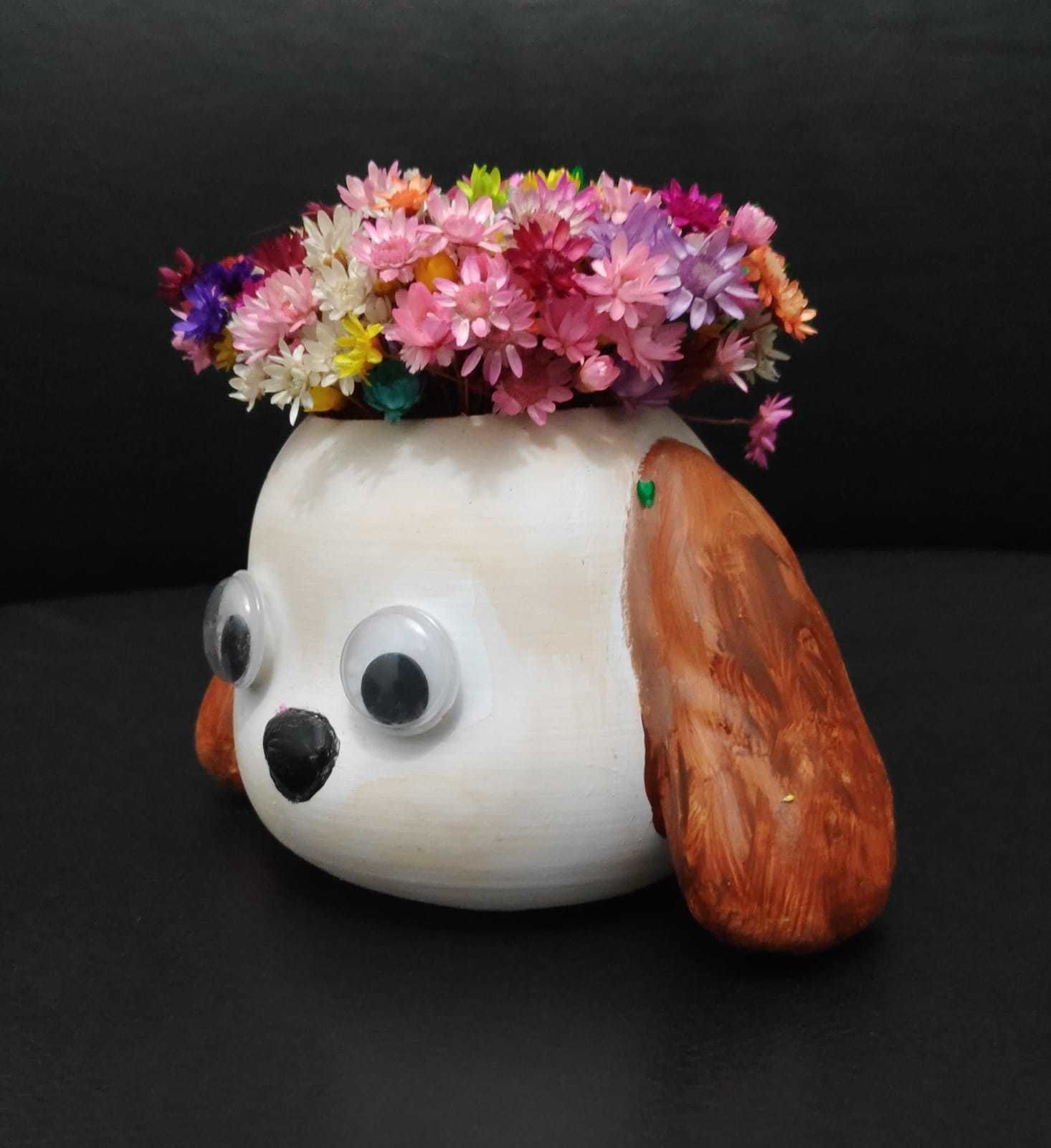 Dog Pot 3D model 3D printable | CGTrader