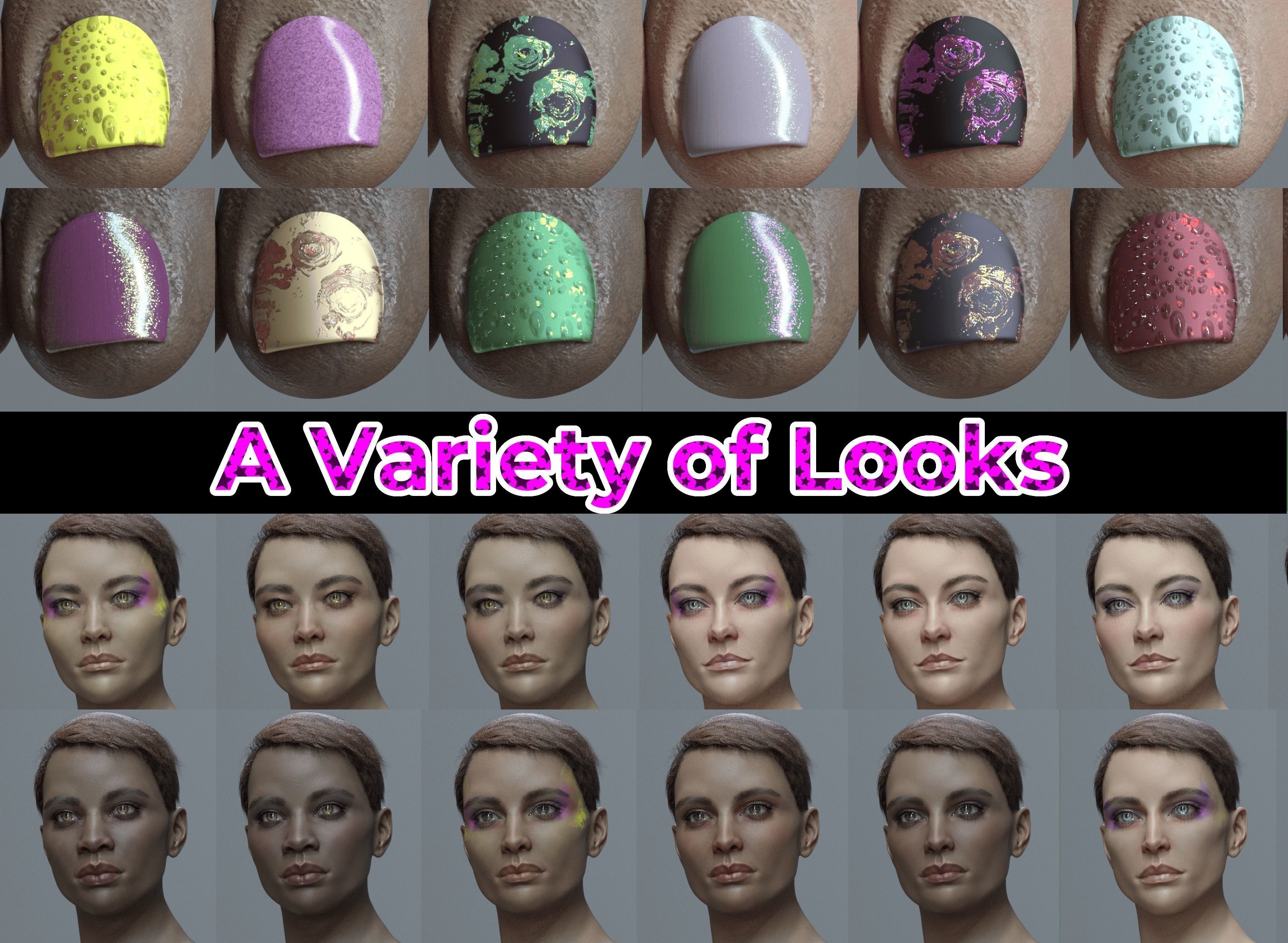 Gayle for G9 M and F 3D model | CGTrader