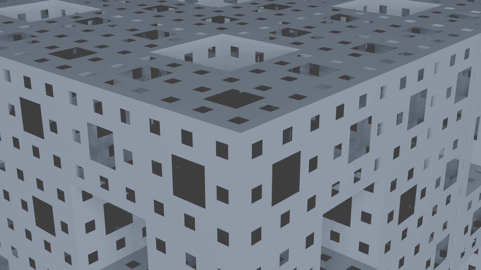 Sponge Menger 3D model rigged | CGTrader