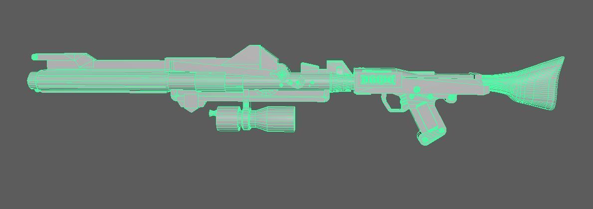 Blaster Rifle DC-15A 3D model | CGTrader